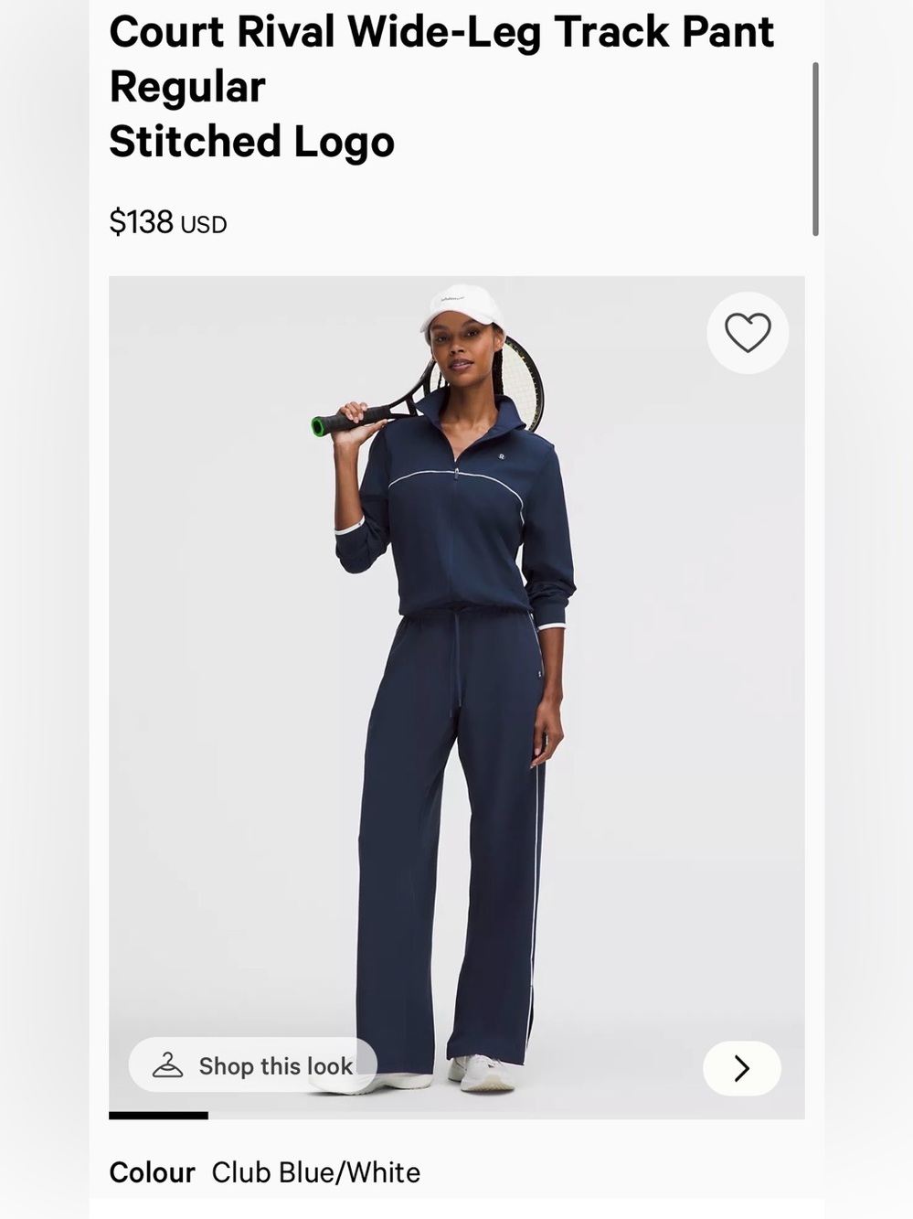 lululemon athletica | Pants & Jumpsuits | Lululemon Court Rival Wideleg ...